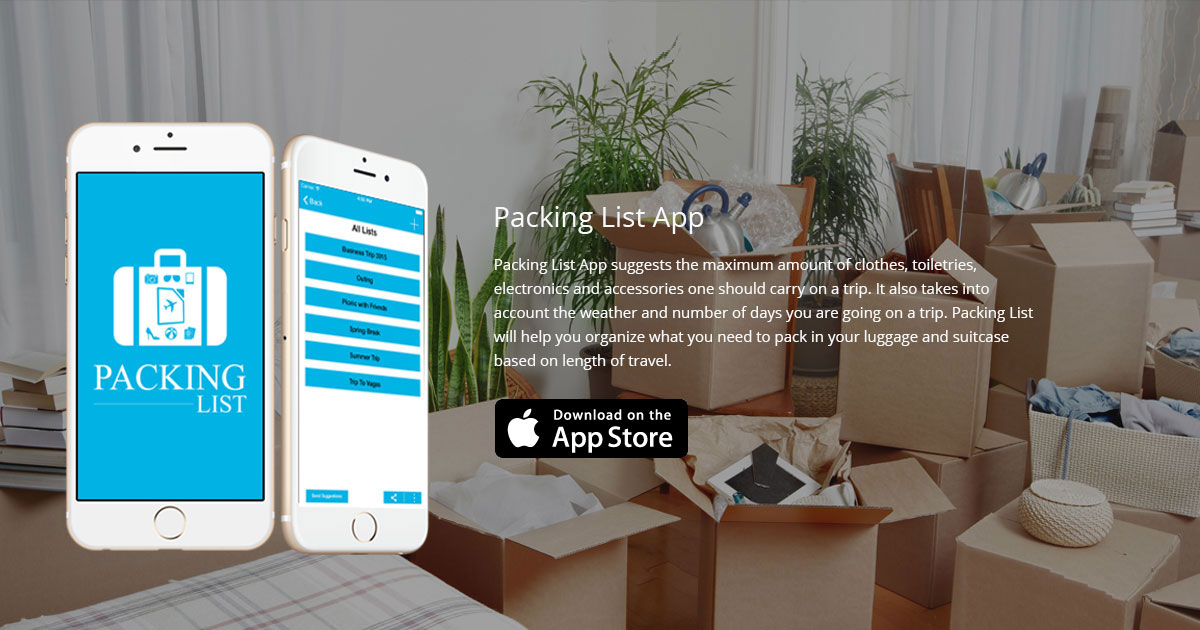 Best Travel Packing List App for Free | LikeApps