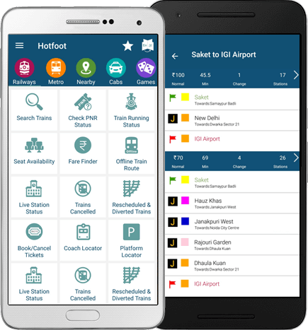 Indian Railway App - Live Train Running Status, PNR, Rail Enquiry - Hotfoot